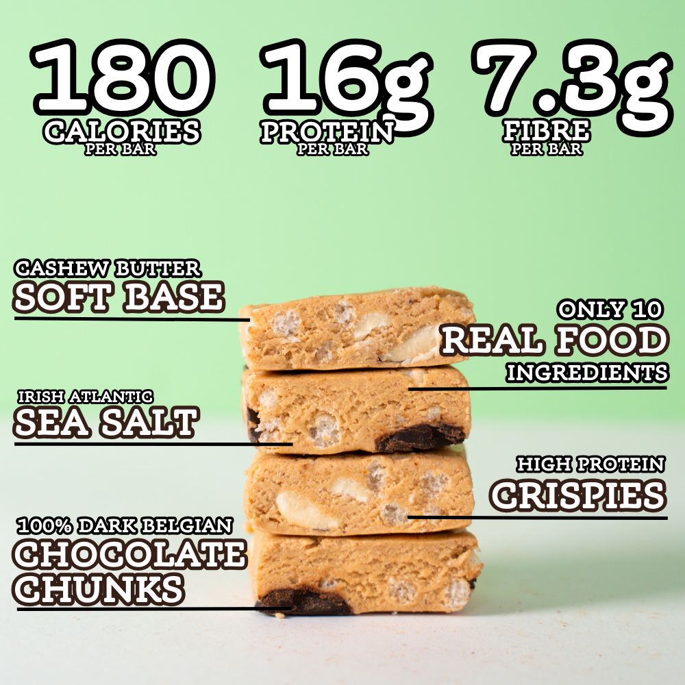 Cashew Cookie Dough 12x60g Natural Protein Bars made in Ireland – All ...