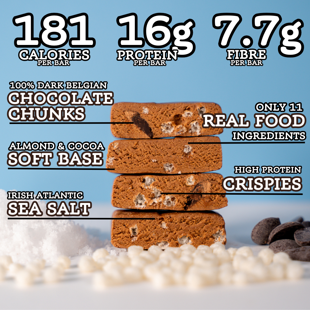 Chocolate Sea Salt Natural Protein Bar Made in Ireland – All Real ...