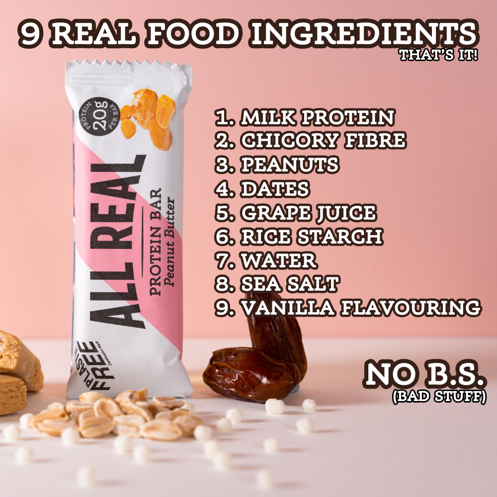Peanut Butter Natural Protein Bar | Made In Ireland – All Real Nutrition US