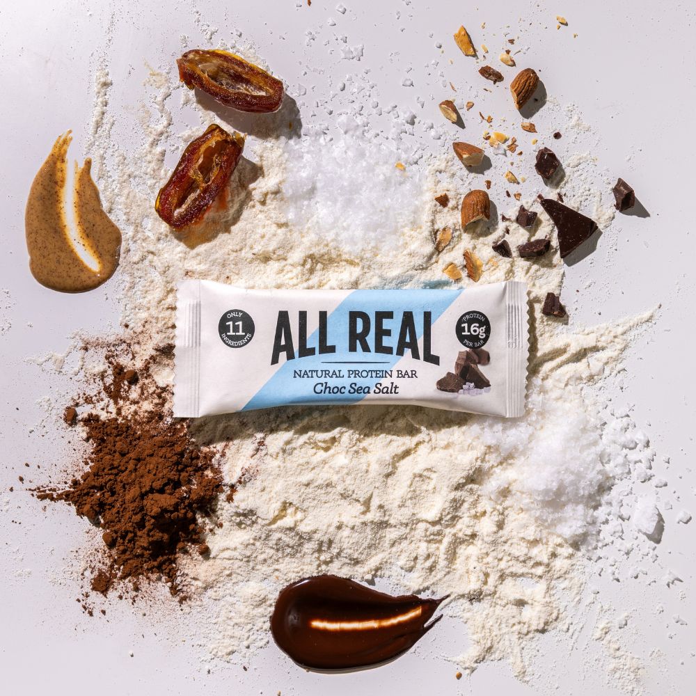 Choc Sea Salt Natural Protein Bar | Made in Ireland – All Real Nutrition US